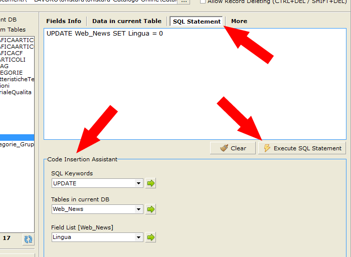 Massimiliano Ginocchio Sito Personale Resources Software Access MDB Viewer